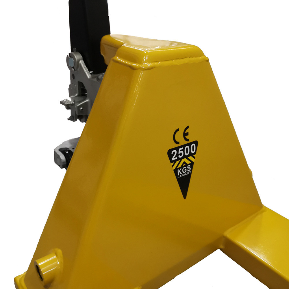 Hand Pallet Pump Truck 2500 Kg Capacity - Kingfisher Direct Ltd