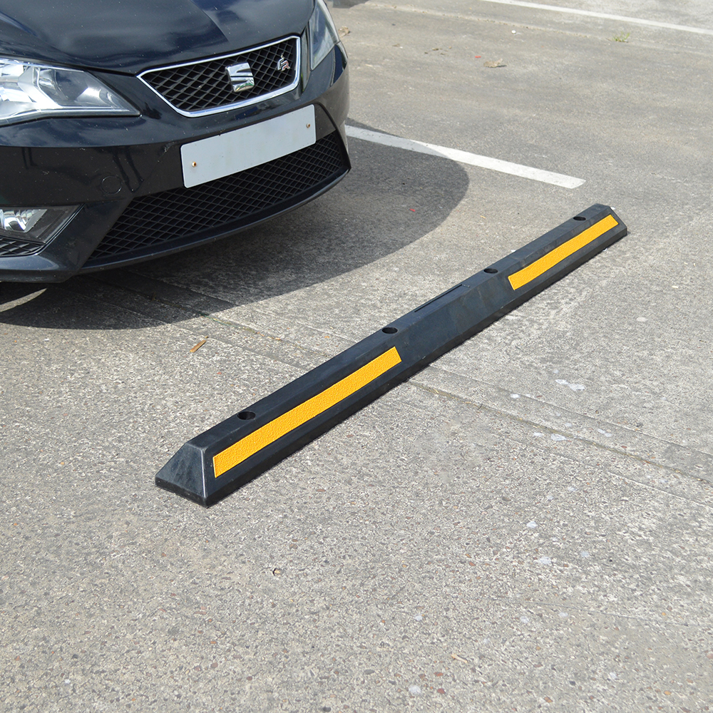 Rubber Wheel Stop 1650 - 2000mm - Kingfisher Direct Ltd